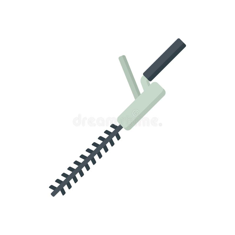 Brush Cutter for Pruning Trees, Shrubs. Isolated Image. Stock Vector ...