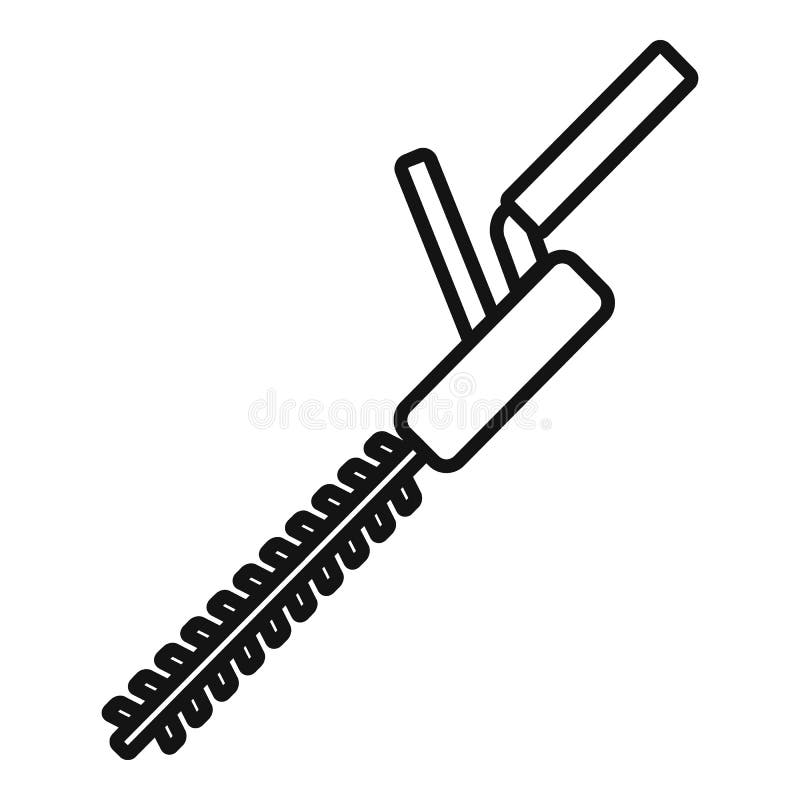 Brush Cutter for Pruning Trees, Shrubs. Isolated Image. Stock Vector ...