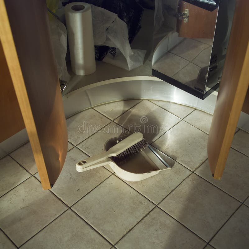 Brush and dustpan stock photo. Image of lifestyle, cleaning - 212384332