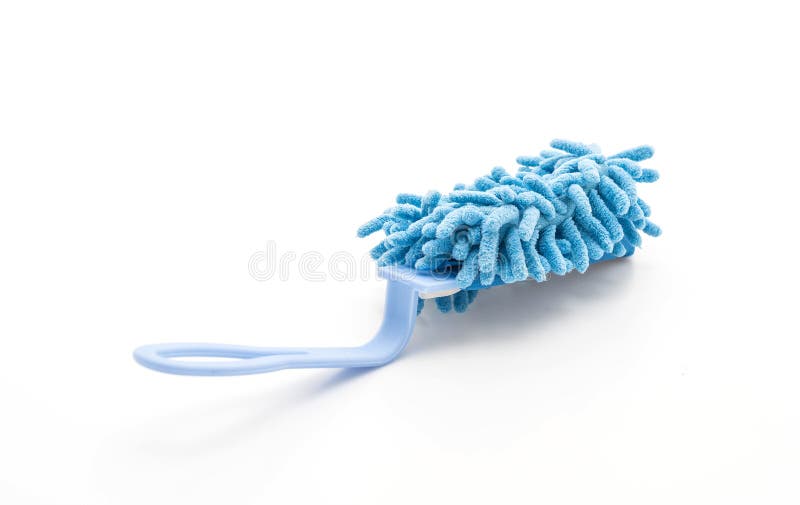 Brush Duster on White Background Stock Photo - Image of clean ...