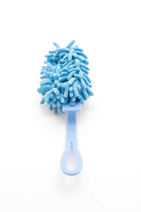 Brush Duster on White Background Stock Photo - Image of clean ...