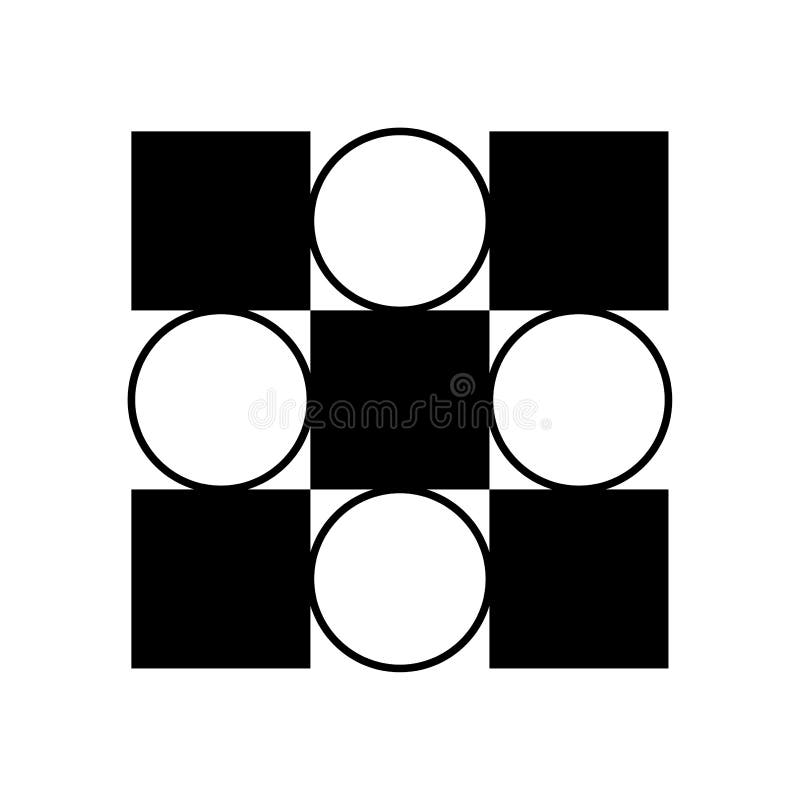 Brush Figures in Abstract Style. Brush Texture. Edge Frame. Vector ...