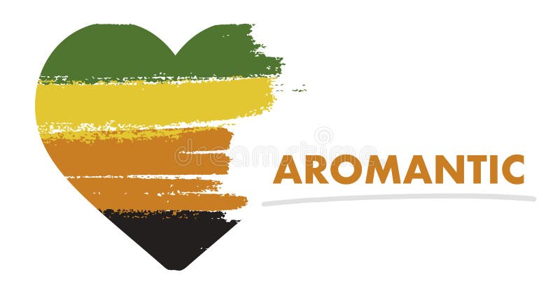 Aromantic Flag. LGBT Pride Month in June. Lesbian Gay Bisexual ...