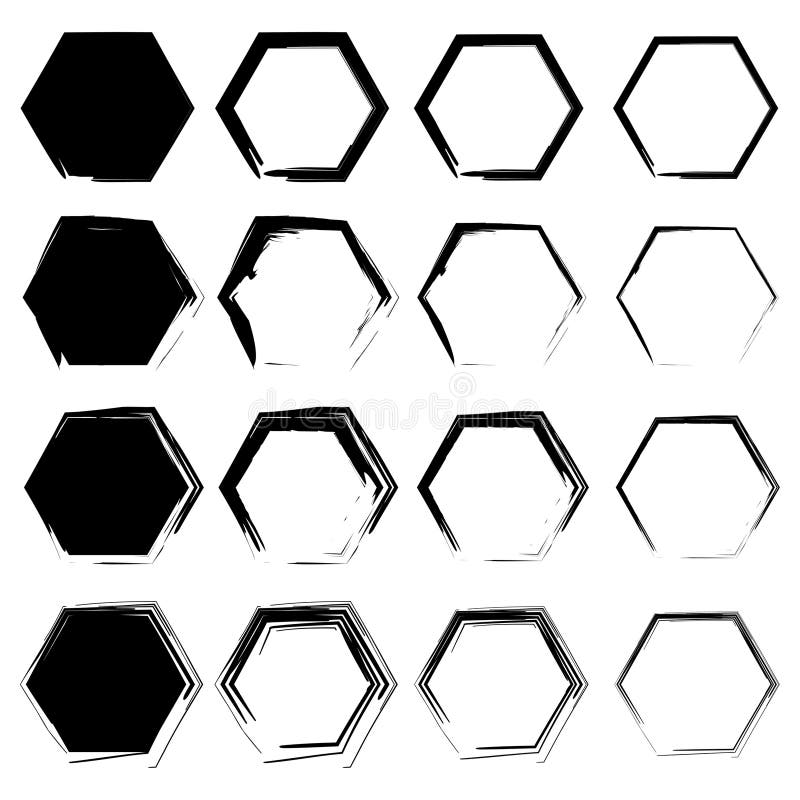 Rough Geometric Shapes Set Stock Illustrations – 2,724 Rough Geometric ...