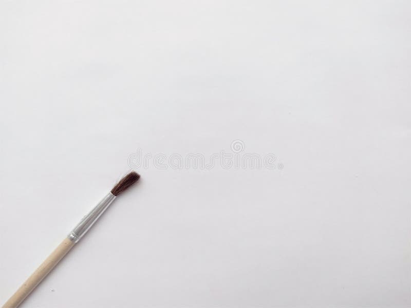 Brush on a Light Background. Everything for Drawing. Creation. Children ...
