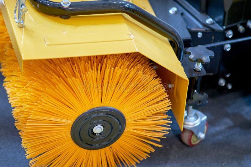 Brush Machines for Cleaning Streets and Washing Sidewalks on City Str ...