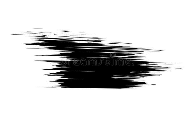 Brush Marks Hand Drawn, Ink Stain, Brush Paint, Brush Stroke Scratch ...