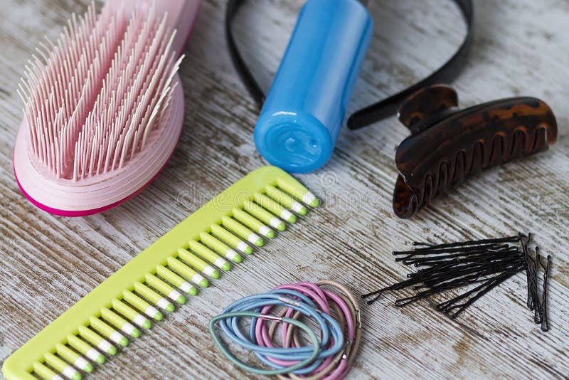 Hair care objects stock image. Image of haircut, equipment - 241180685