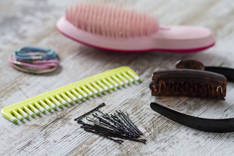 Hair care objects stock image. Image of ondacaracola - 241180693