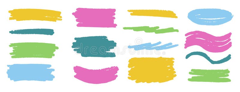 Brush Paint Background Frame Rectangle Box. Brush Paint Text Box Shapes ...