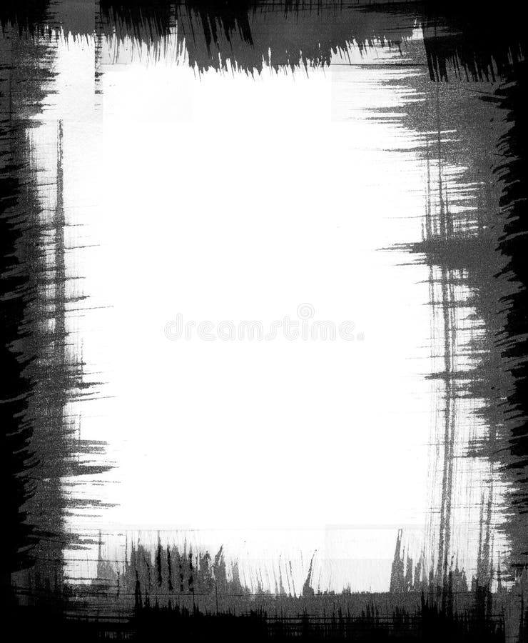 Black Brush Frame stock illustration. Illustration of pattern - 4622167
