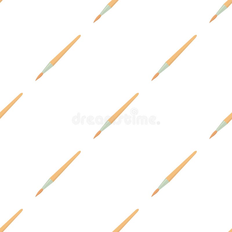 Brush Pattern Seamless Vector Stock Vector - Illustration of stroke ...