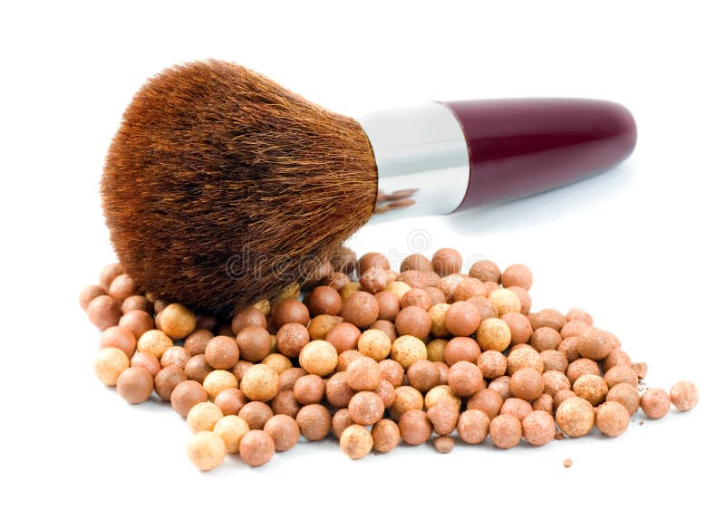 Brush powder stock image. Image of facial, beauty, complexion - 10727959