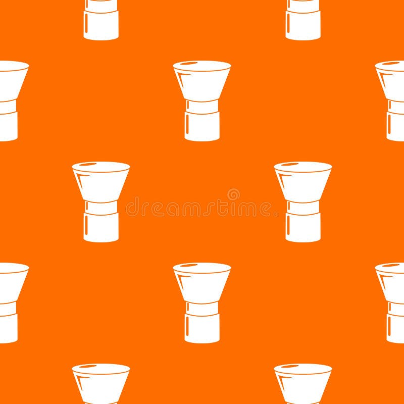 Brush Powder Pattern Vector Orange Stock Vector - Illustration of blush ...