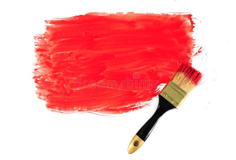 Brush with dripping paint stock image. Image of brush - 22359995