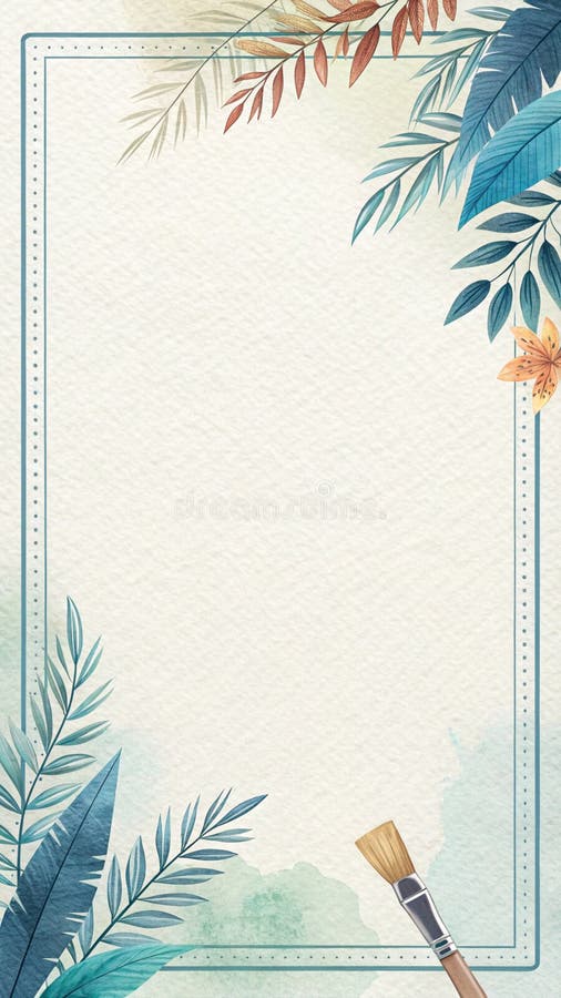 Brush Stroke Border Paper Texture Painterly and Dynamic Stock ...