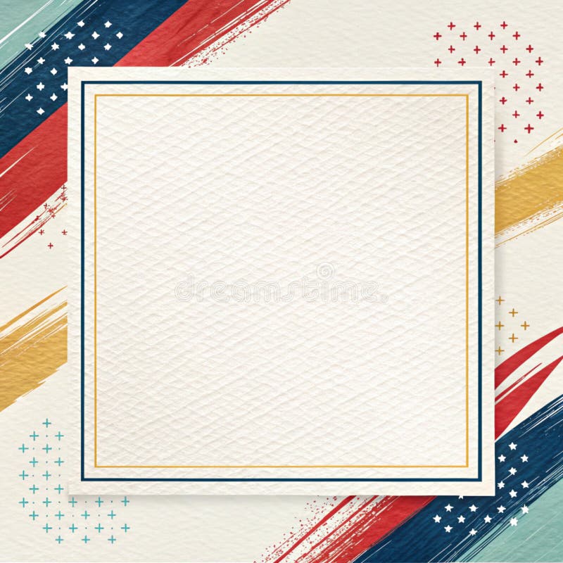 Brush Stroke Border Paper Texture Painterly and Dynamic Stock ...