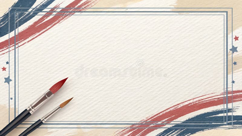 Brush Stroke Border Paper Texture Painterly and Dynamic Stock ...