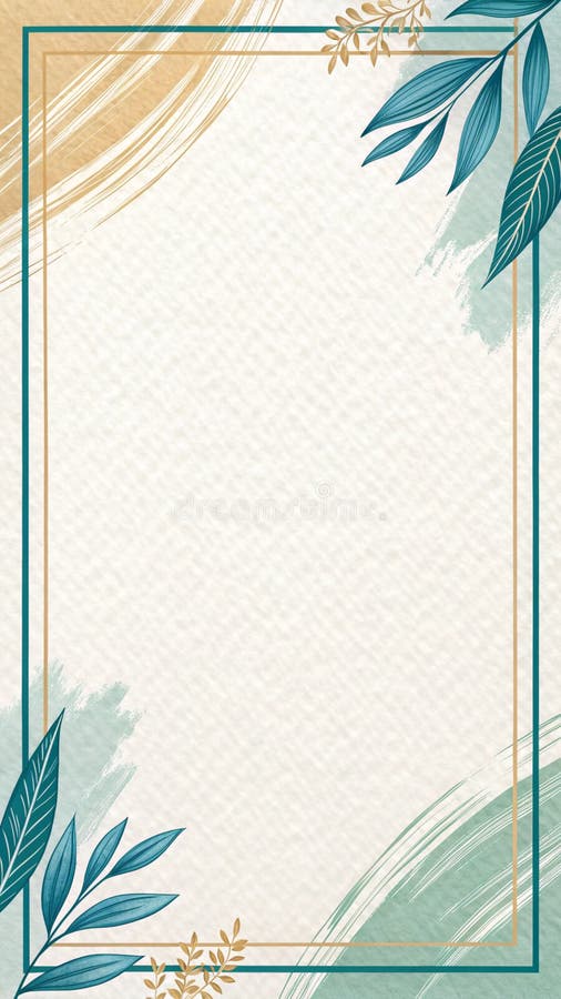 Brush Stroke Border Paper Texture Painterly and Dynamic Stock ...