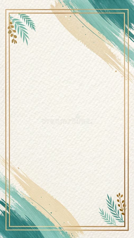 Brush Stroke Border Paper Texture Painterly and Dynamic Stock ...