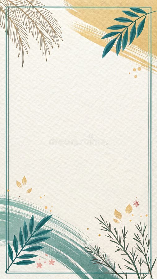 Brush Stroke Border Paper Texture Painterly and Dynamic Stock ...