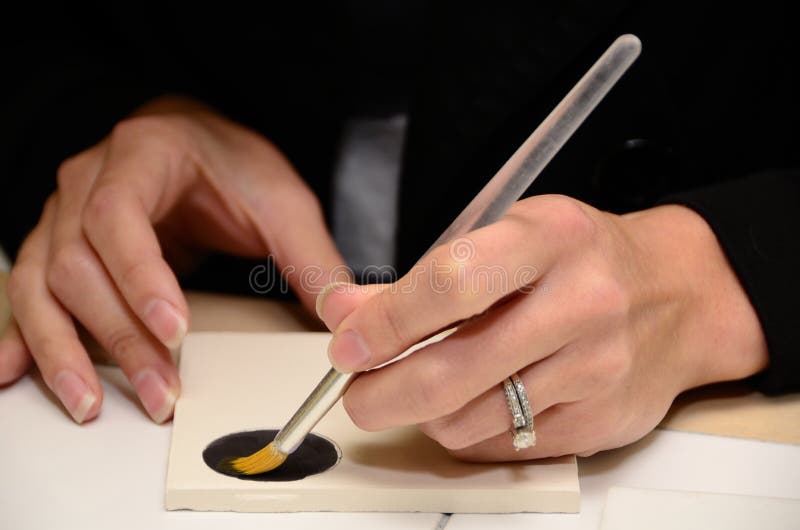 Brush Strokes stock image. Image of hand, brush, artist - 23797561