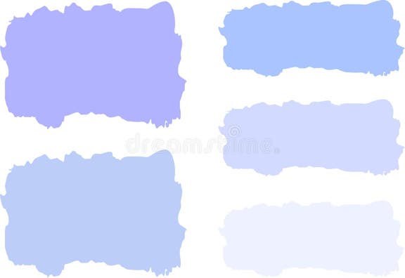 Pastel Blue Lilac Color Abstract Banners Text Box Brush Stoke ...