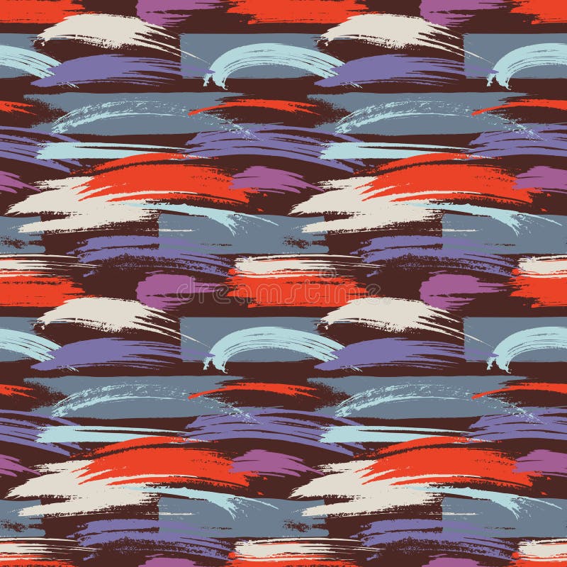 Brush Strokes Seamless Pattern. Abstract Grunge Background Design ... Brush Strokes Seamless Pattern. Abstract Grunge Background Design ...