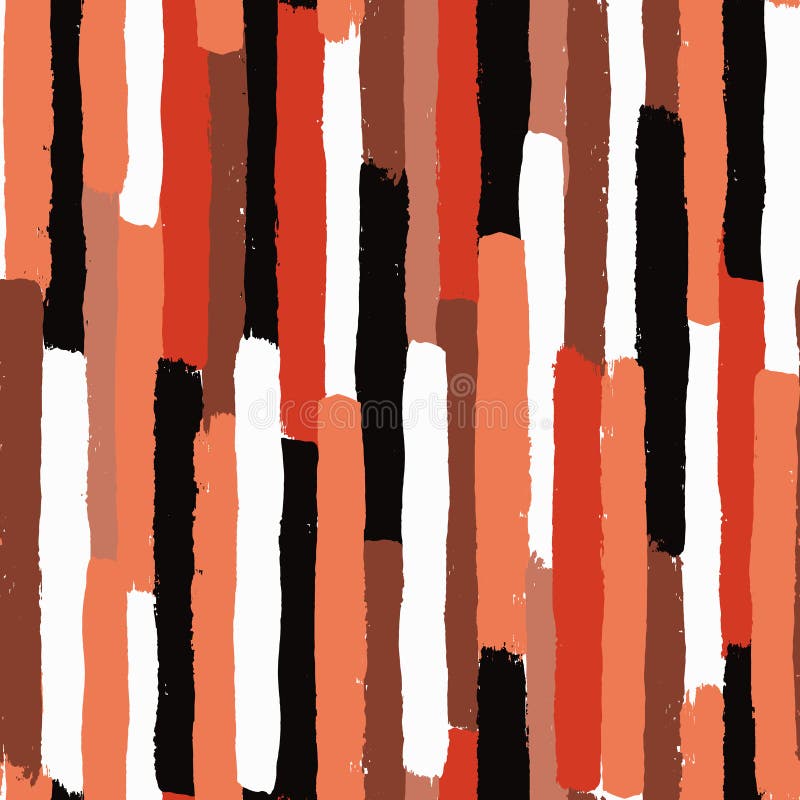 Brush Strokes Seamless Pattern Stock Vector - Illustration of seamless ...