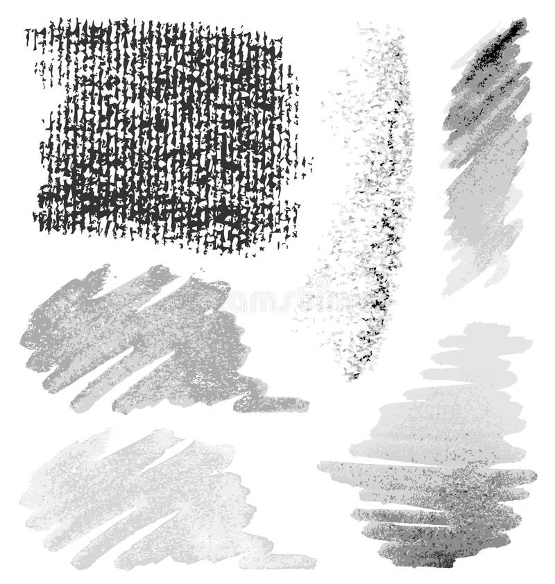 Brush strokes set 3 stock vector. Illustration of swatch - 4357404