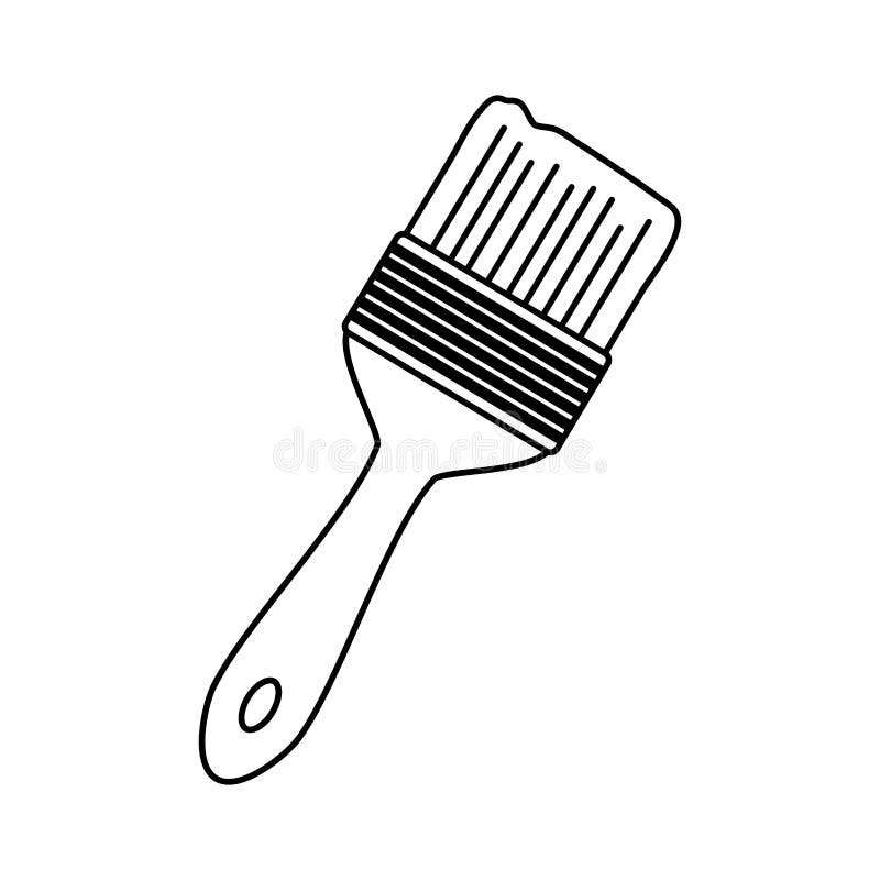 Brush tool icon stock vector. Illustration of object - 145169573