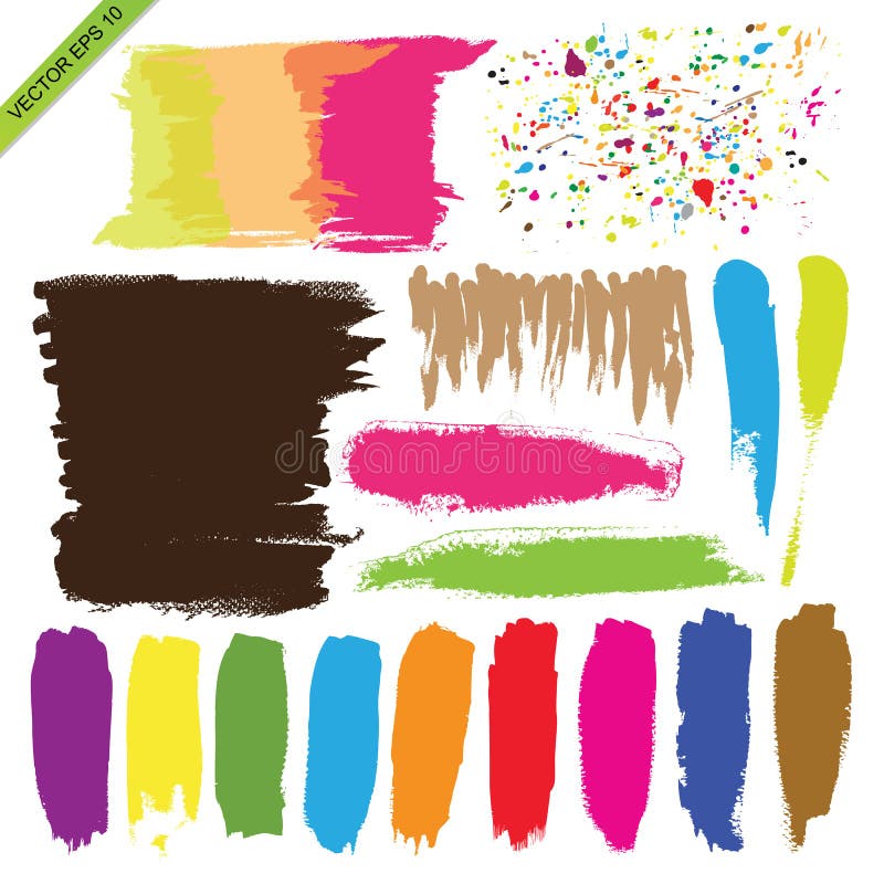 Brush vector stock vector. Illustration of paint, spot - 83847431