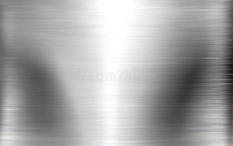 Brushed Aluminum Metal Surface with a Smooth, Reflective Texture ...