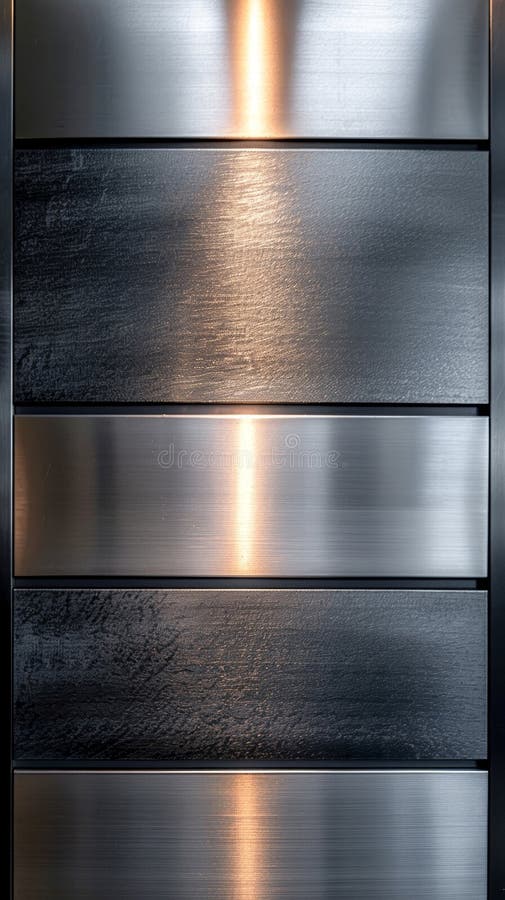 Brushed Aluminum Surface with Gradient Lighting in Gray and Silver ...