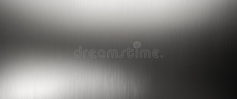 Brushed Aluminum Surface Texture in High Contrast Lighting Stock Image ...