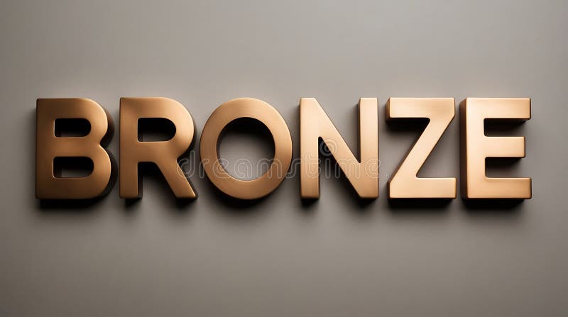 Brushed Bronze Lettering Highlights Craftsmanship and Design Elements ...