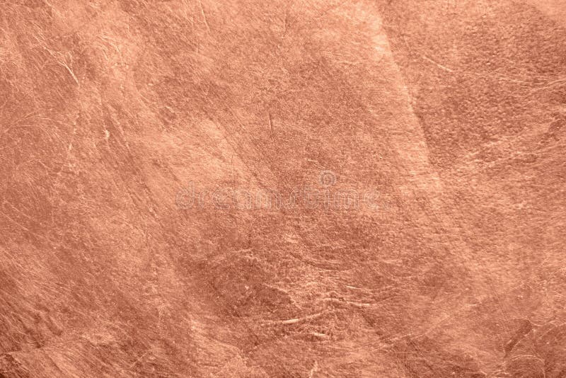 Brushed Copper Metallic Textured Background Stock Image - Image of ...
