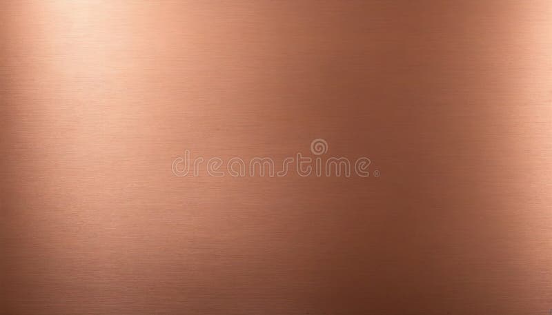 A Brushed Copper Surface with Linear Grain Patterns Stock Photo - Image ...