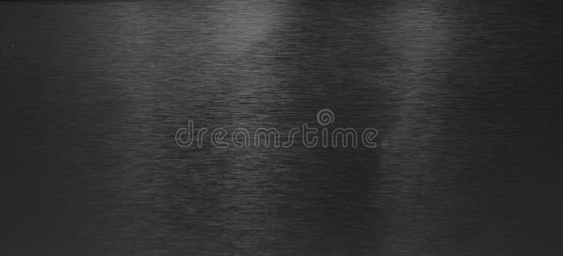 Brushed Dark Black Metal Texture with Horizontal Grain and Subtle ...