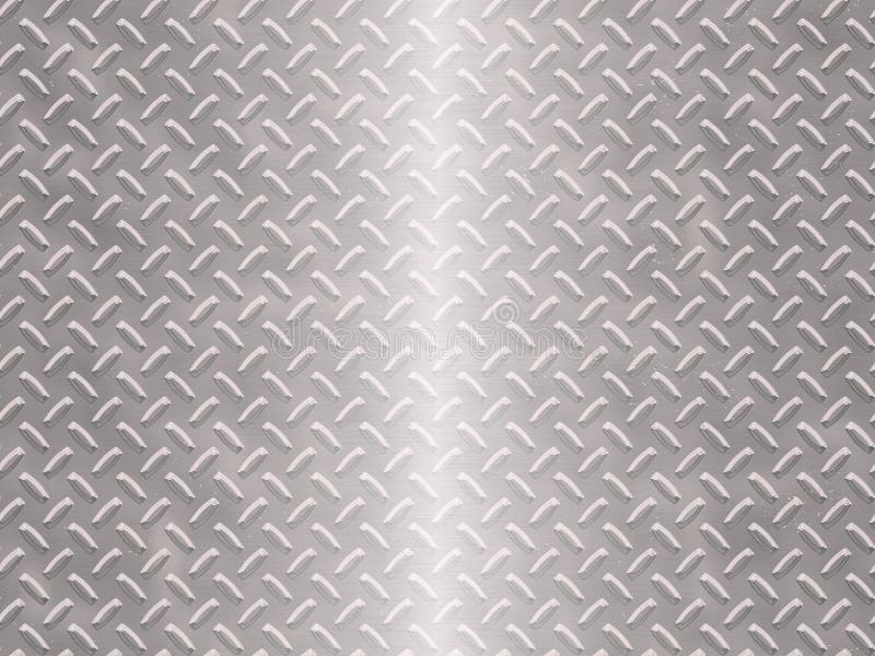 Stainless Steel Small Diamond Tread Pattern Stock Vector - Illustration ...