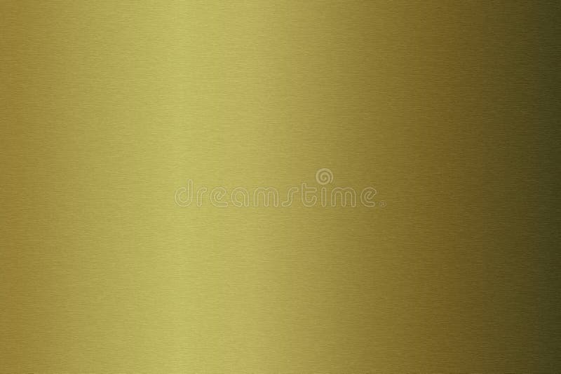 Brushed Gold Metallic Plate Stock Photo - Image of decorative, brushed ...