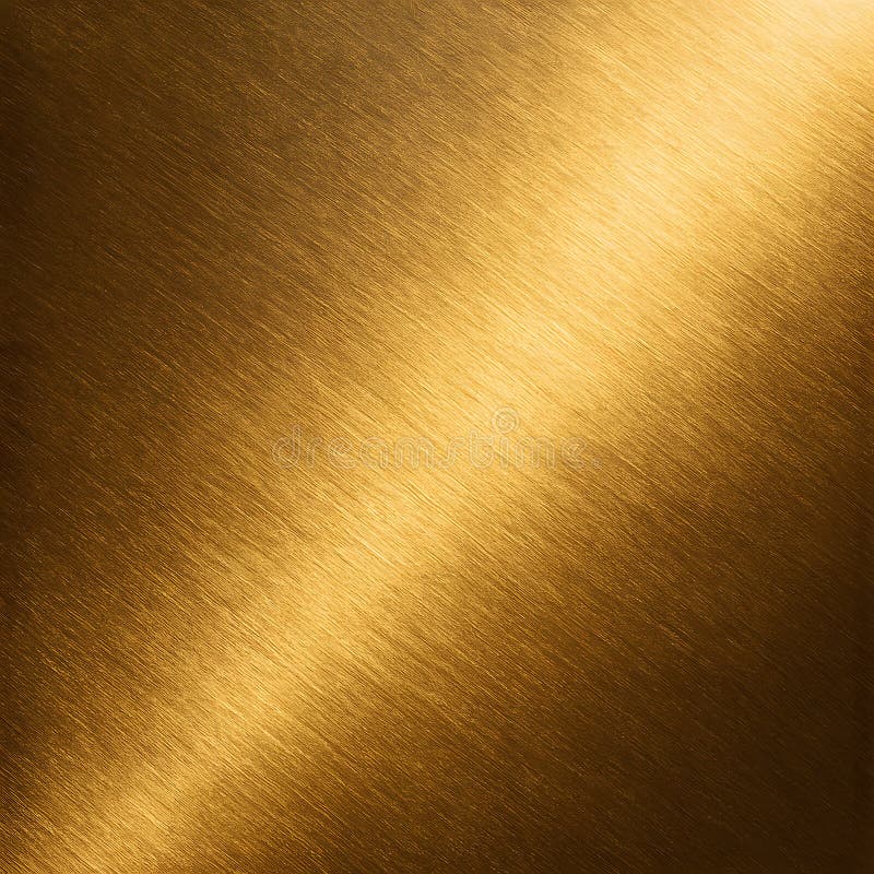 Brushed Gold Metallic Texture with Subtle Diagonal Highlights Creates a ...
