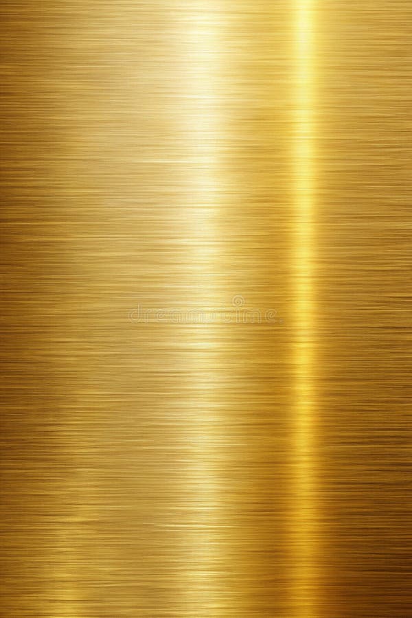 Brushed Golden Metal Foil Surface for Luxury Designs Stock Illustration ...