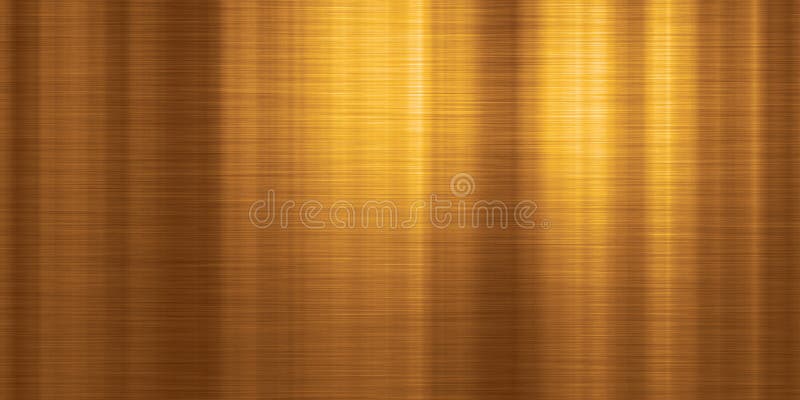 Brushed Metal Copper Wide Plate Banner Background Stock Illustration ...