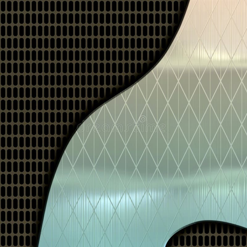 Brushed Metal Grating Background Stock Illustration - Illustration of ...