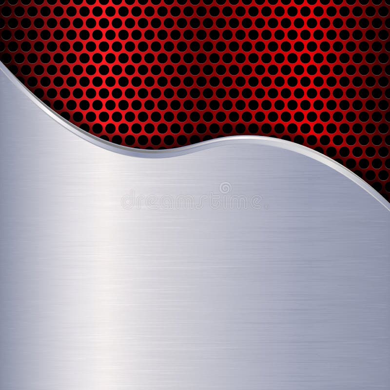 Metallic Mesh Like Background Stock Illustration - Illustration of ...