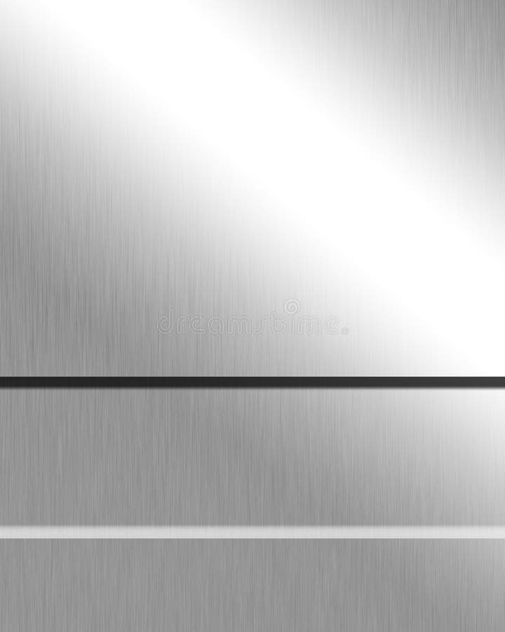 Brushed metal plate stock illustration. Illustration of reflection ...