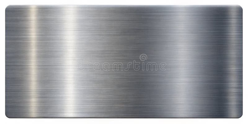 Brushed Metal Plate Texture for Sleek Design Stock Illustration ...