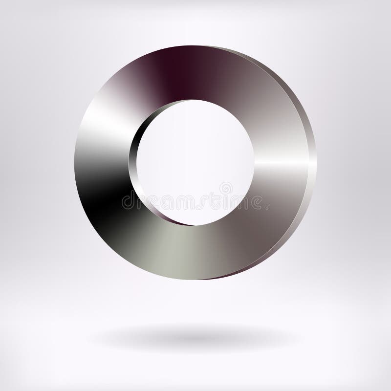 Brushed Metal Ring stock vector. Illustration of faceted - 280250910