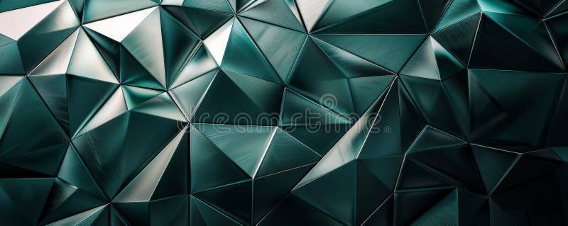 A Brushed Metal Surface with a Geometric Pattern of Interconnected ...